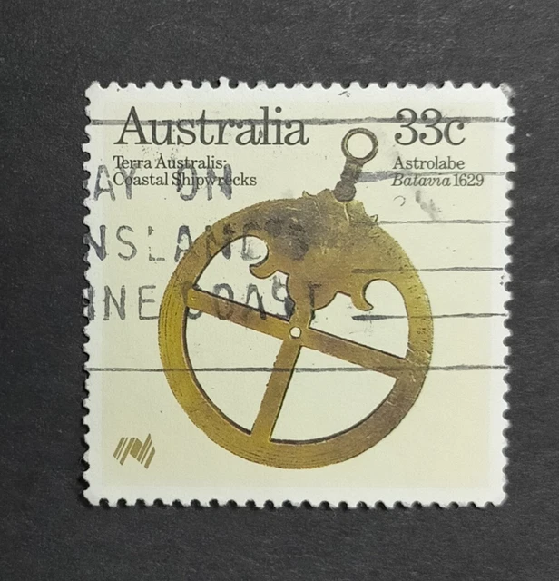 USED AUSTRALIAN STAMP 1985 Anniversary of Colonization Shipwreck Coast ...