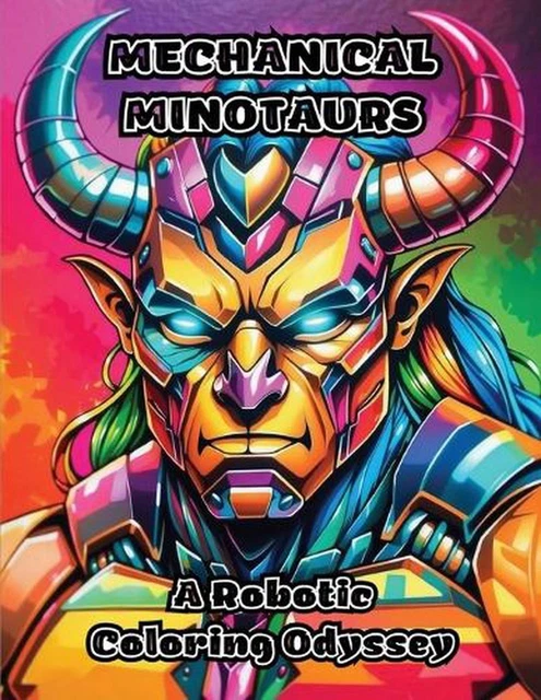 MECHANICAL MINOTAURS: A Robotic Coloring Odyssey by Colorzen Paperback ...