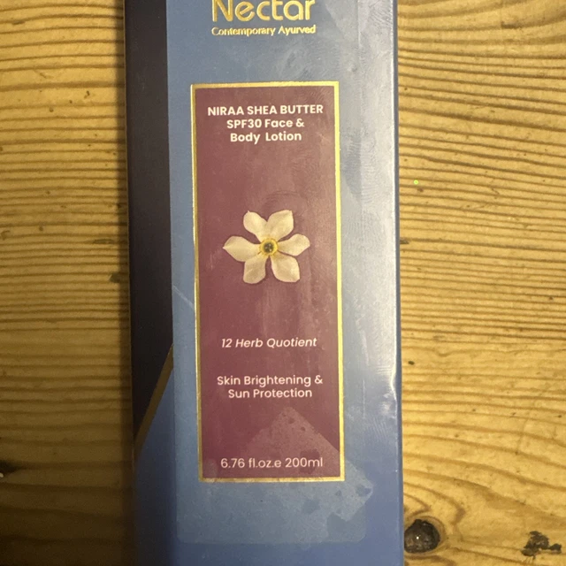 BLUE NECTAR NIRAA Shea Butter Body Lotion SPF 30 For Glowing Skin 200ml ...