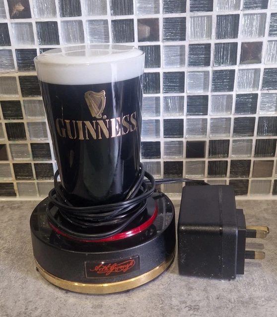 GUINNESS PINT PUB Bar Top Pump Font Light Up Advertising Sign £37.08 ...
