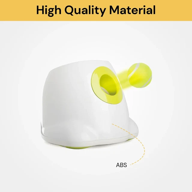 AUTO DOG BALL Launcher Thrower w/3 Balls Automatic Tennis Fetch ...