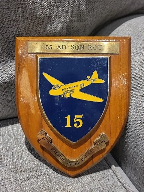 VINTAGE BRITISH 55 Air Dispatch Squadron Rct Wall Plaque Shield £37.99 ...