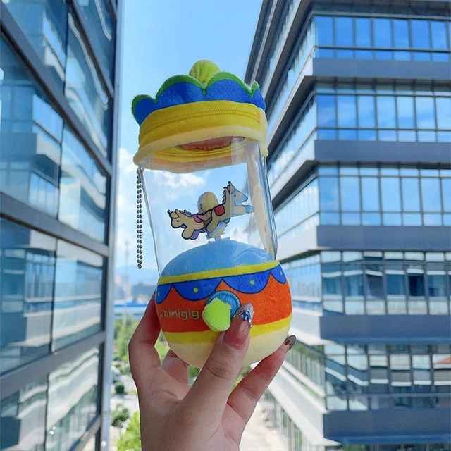 DRAWSTRING ROTATING PLUSH Toy Decor Fairground Gifts Rotating Rotate ...