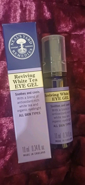 NEAL'S YARD REMEDIES Reviving White Tea Eye Gel 10Ml Exp:08/2027 New ...