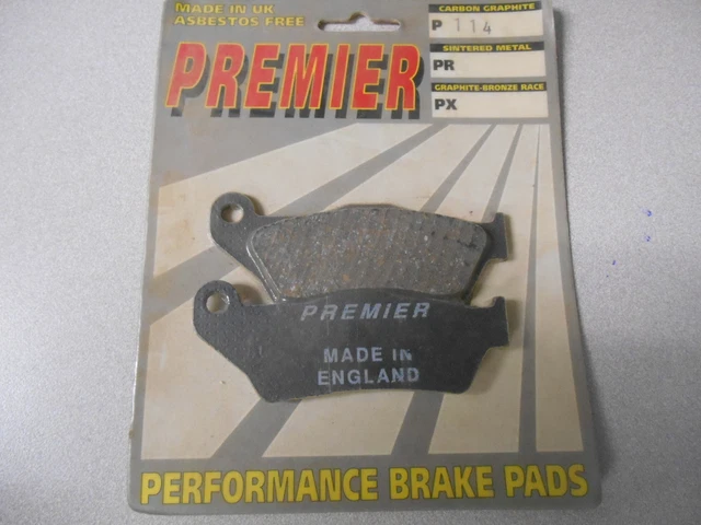 NOS PREMIER CARBON Graphite Brake Pads Ducati Monster S2R Husqvarna ...