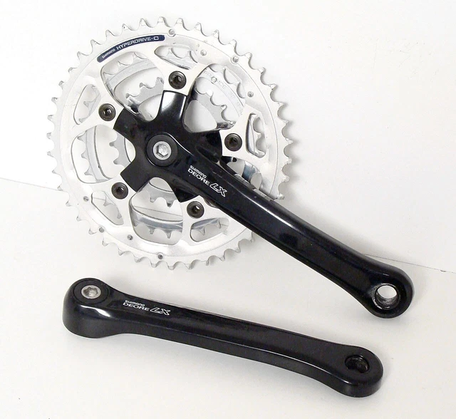 SHIMANO DEORE LX FC-M563 Vintage Augmentation Pédaliers 175mm 42-32-22 ...