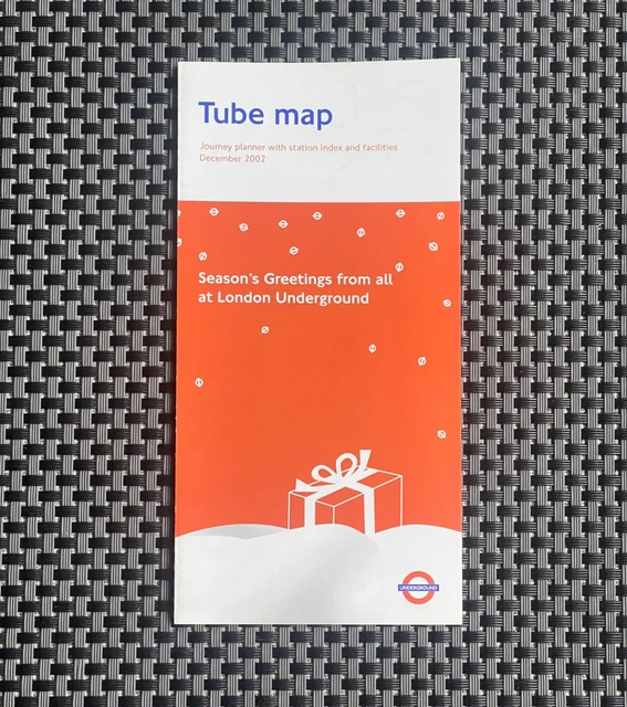 LONDON UNDERGROUND TUBE Map December 2002 £6.96 - PicClick UK
