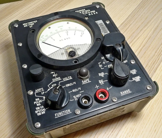 ALTES US ARMY Analog Multimeter Messgerät AN/PSM 37 EUR 109,00 ...
