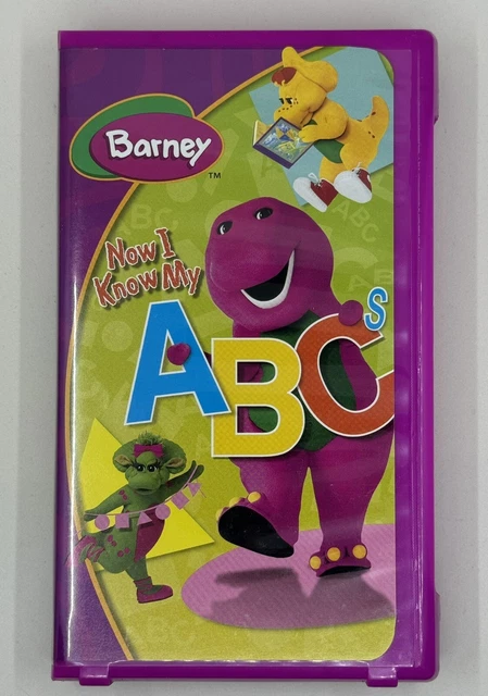 BARNEY: NOW I Know My ABC's VHS 2004 RARE OOP Alphabet Learning Kids ...
