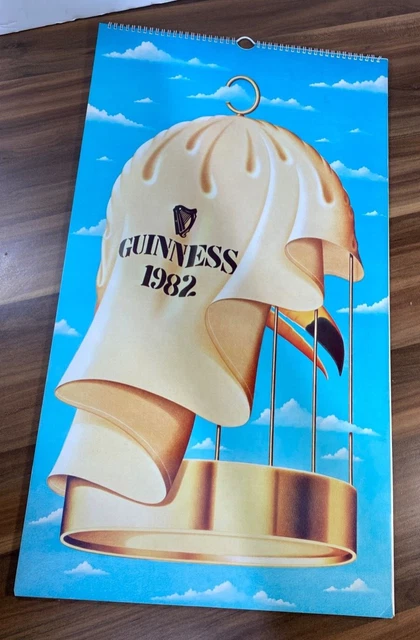 GUINNESS CALENDAR 1982 - Toucan Themed - Dates Correct in 2027 ...