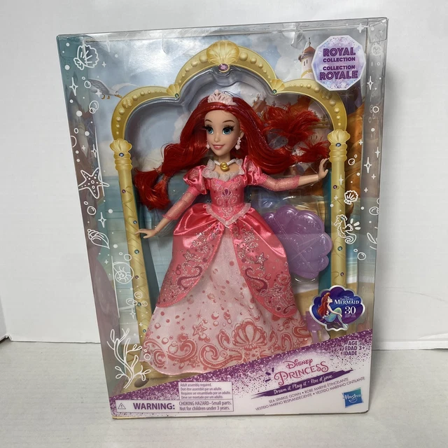 DISNEY PRINCESS DELUXE Ariel Doll The Little Mermaid Royal Collection ...