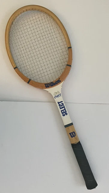 VINTAGE CHRIS EVERT Select Wood Wilson Tennis Racket (Racquet) w/Cover ...