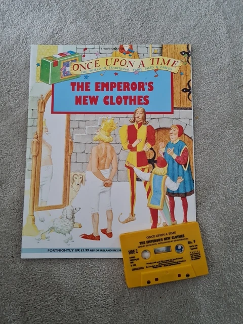 VINTAGE 1990 ONCE Upon A Time Fairy Tale Magazine & Cassette Emperor ...