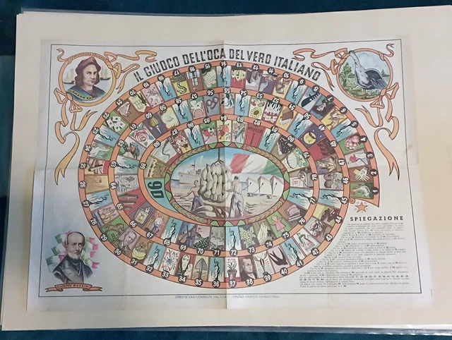 IL GIUOCO DELL'OCA del vero italiano EUR 40,00 - PicClick IT