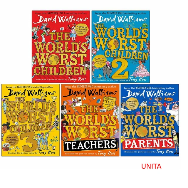 DAVID WALLIAMS WORLD'S Worst Children 5 Books Collection Set World's ...