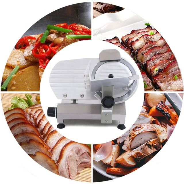 PRO MEAT SLICER Semi-auto Cutting Tool Commercial Food Meat Slicing ...