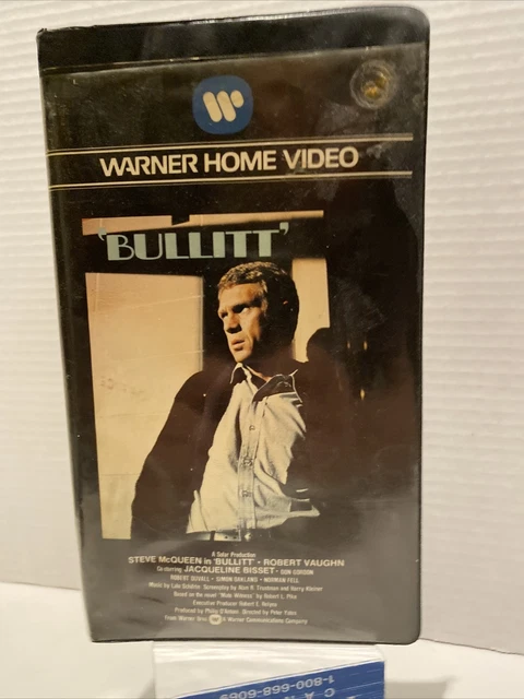 BULLITT VHS 1980 Warner Movie Clamshell Tested $20.00 - PicClick CA