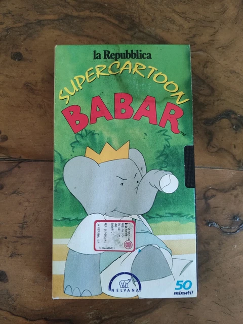 BABAR BABAR GOES To School/Babar Among Friends - Vhs Supercartoon The ...