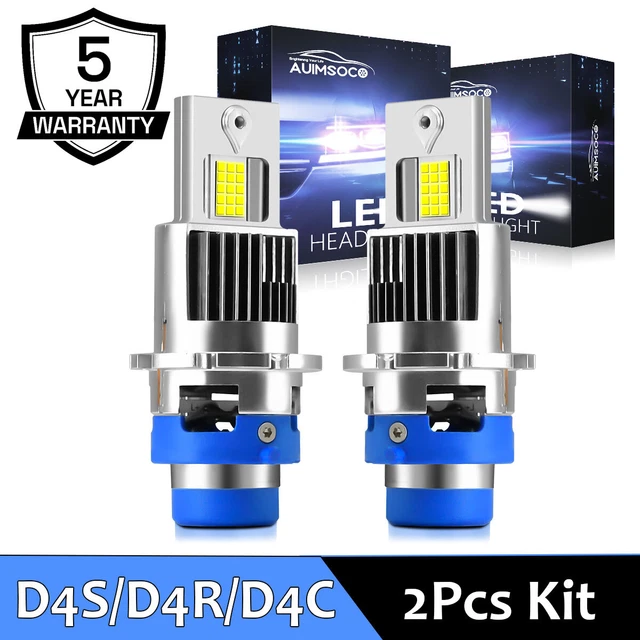 KIT DE CONVERSION D4S D4R D4C D4H 2X ampoules LED pour phares HID xénon ...