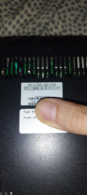 VERTEX STANDARD VX-1700 Radio Hf Ssb Usb Lsb Am Cw Yaesu Motorola EUR ...