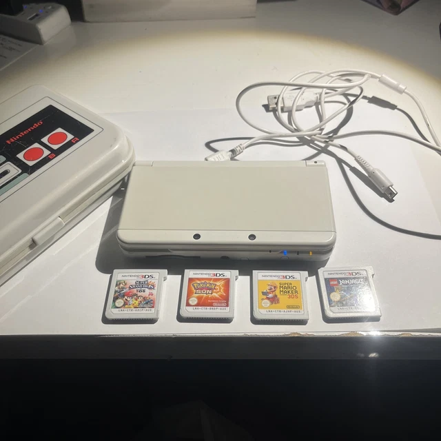 NEW NINTENDO 3DS White Changeable cover type Console+Charger + 4 Games japanese $276.00 ...
