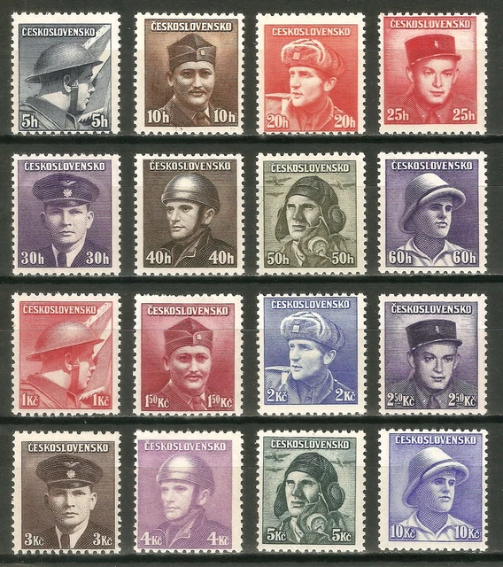 DR WWII WW2 Czechoslovakia Rare STAMPs 1945 Army Government in Exile ...