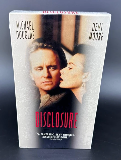 DISCLOSURE (VHS, 1994) Michael Douglas Demi Moore £9.28 - PicClick UK
