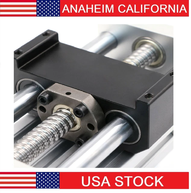 24 INCH STROKE Linear Motion CNC Router/Robot Module Guideway Ballscrew ...