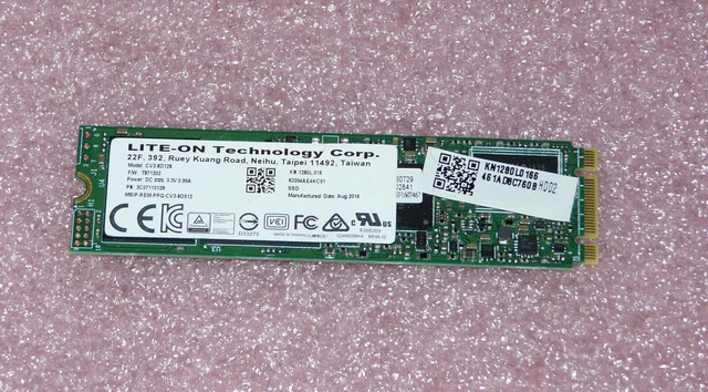 128GB CV3-8D128 LITE-ON SSD M.2 SATA III 6GB/s 2280 Solid State Drive ...