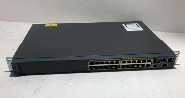 CISCO CATALYST WS-C2960S-24TS-S 24 Port Managed Network Switch in VGC £ ...