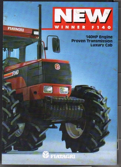 FIAT &WINNER F140& Tractor Brochure Leaflet £6.50 - PicClick UK