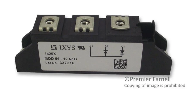 MODULE THYRISTOR, 1,2 KV, 60A, modules diode thyristor (SCR) | MCC56 ... MODULE THYRISTOR, 1,2 KV, 60A, modules diode thyristor (SCR) | MCC56 ...
