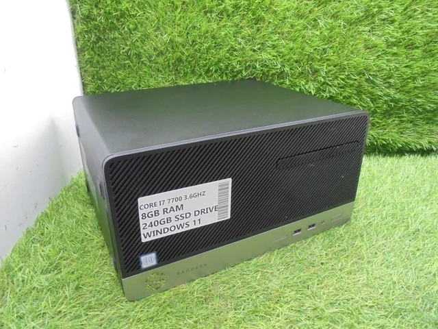 HP PRODESK 400 G4 Desktop PC i7 7700 8GB 240GB SSD WINDOWS 11 TOWER ...