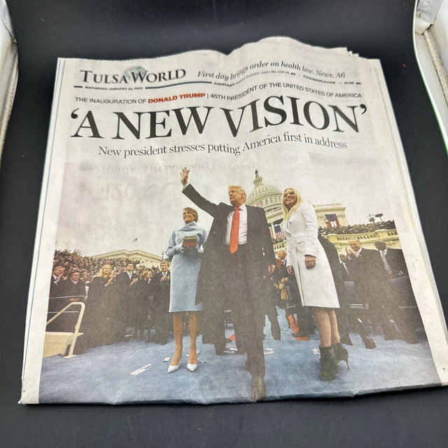 TULSA WORLD 💥 Nov21, 2017💥 A New Vision £21.83 - PicClick UK