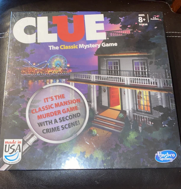 CLUE THE CLASSIC Mystery Game Mansion Murder Game with a 2nd Crime ...