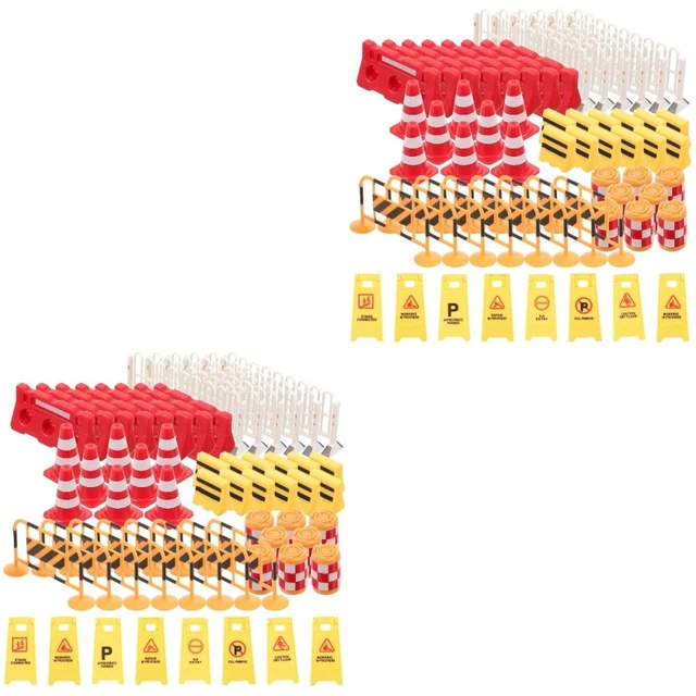 2 PACK ROAD Signs for Kids Traffic Model Toy Transportation Child £16. ...