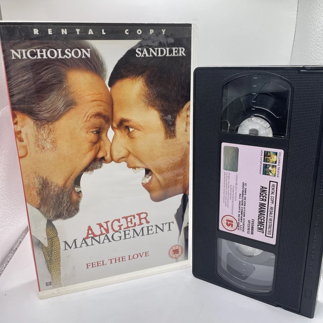 ANGER MANAGEMENT BIG Box Ex Rental Vhs Video £4.95 - PicClick UK