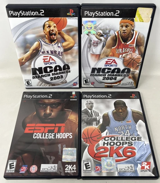 ESPN COLLEGE HOOPS / 2K6, NCAA March Madness 2003 & 2004 - Lot ...