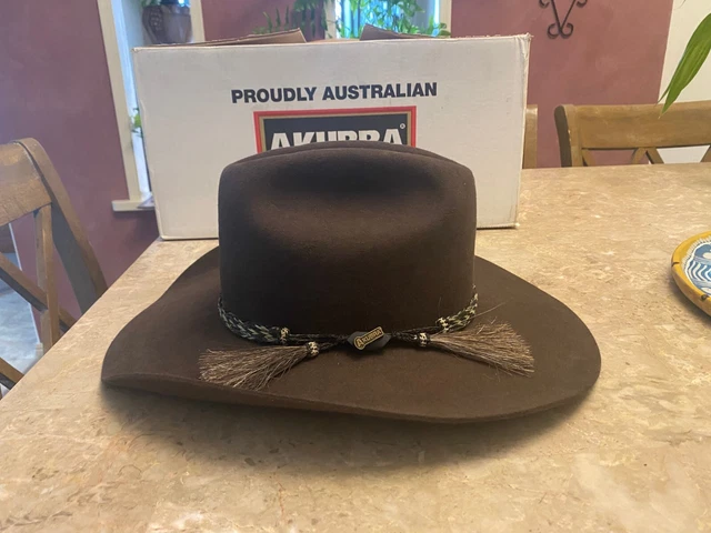 AKUBRA HAT ROUGH Rider Cowboy , Country And Horse Lovers. $150.00 ...