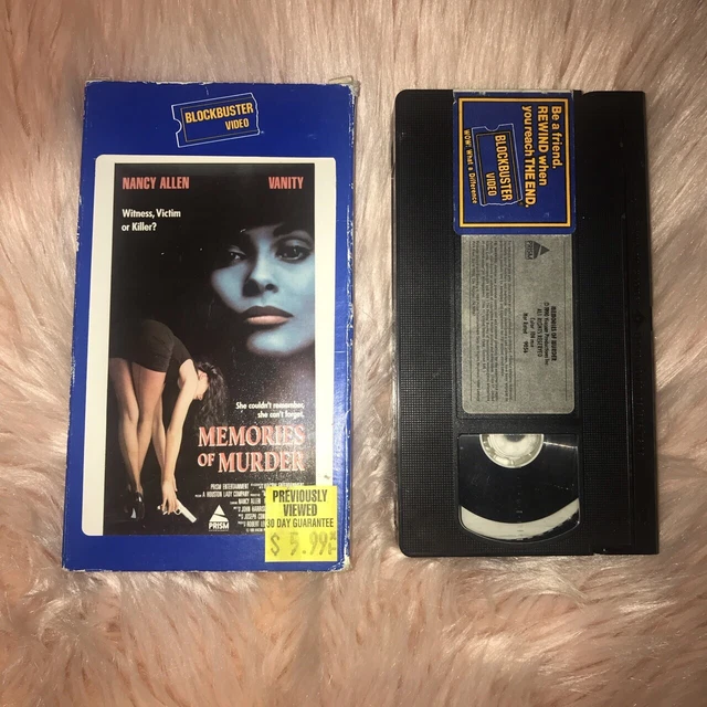 MEMORIES OF MURDER VHS Lifetime Movie 1990 Vanity EUR 22,01 - PicClick FR