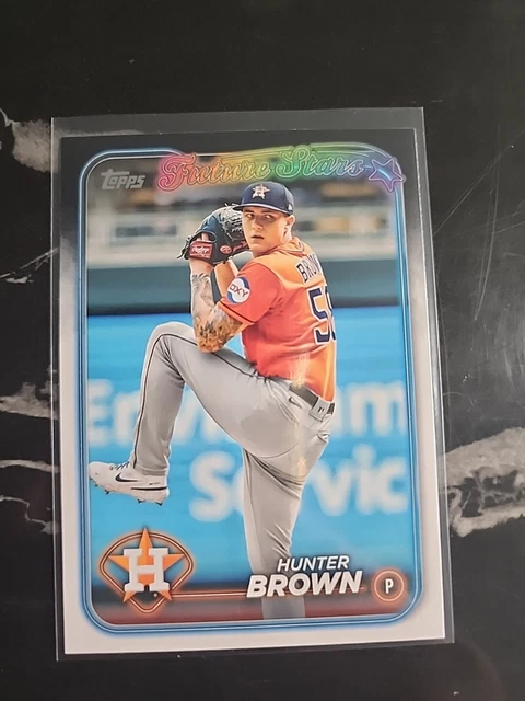 CARTE DE BASEBALL Hunter Brown Future Stars 2024 Topps Series 1 #30 ...