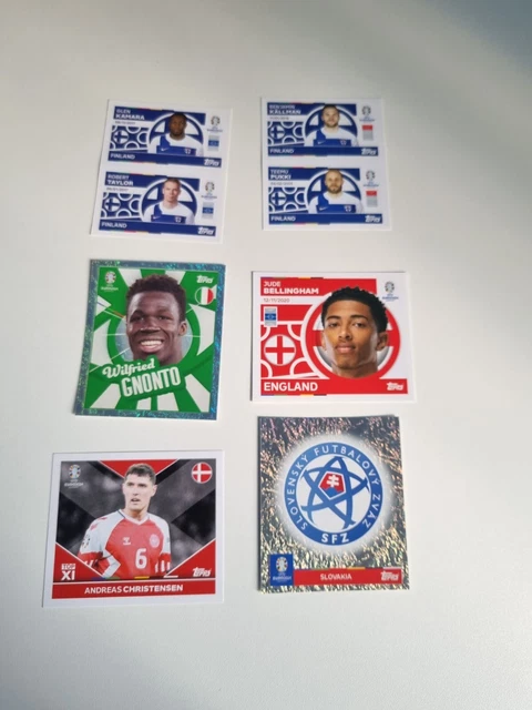 TOPPS UEFA EURO 2024 Germany Official Stickers Collection Euro 2024 ...