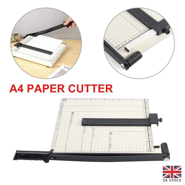 HEAVY DUTY PROFESSIONAL A4 Paper Guillotine Cutter Trimmer+Paper Stop ...