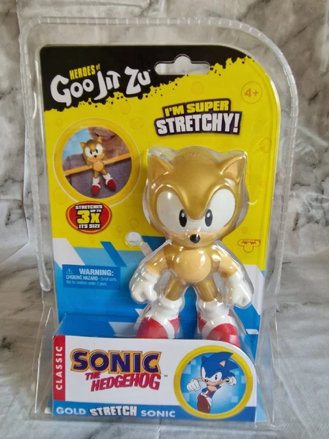 FIGURINE HEROES OF Goo Jit Zu Classic Gold Sonic The Hedgehog neuve ...