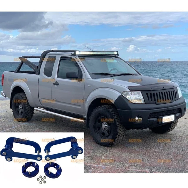 KIT REHAUSSE POUR Nissan Navara D40 Body Lift Avant 2" & Arrière 3 ...