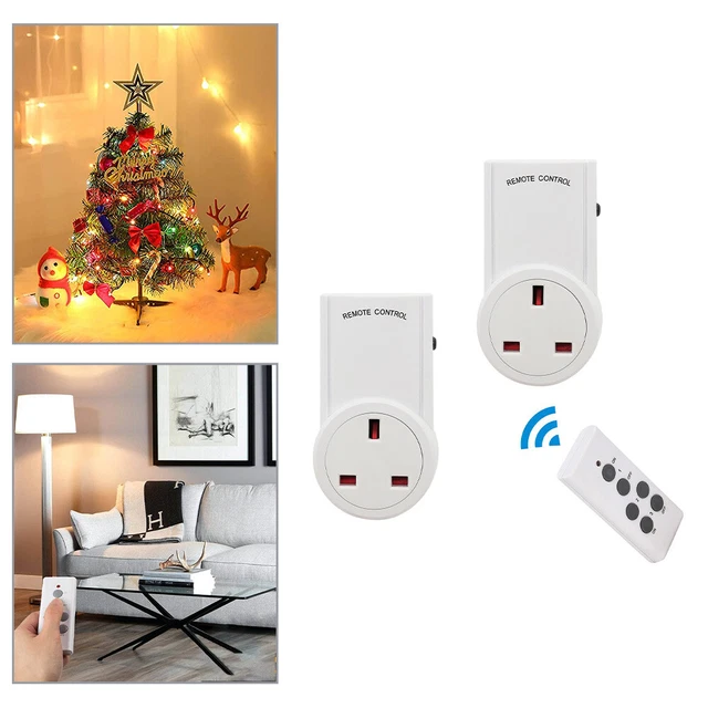 PLUG OUTLET SWITC Remote Control Sockets Programmable Wireless Electrical AU EUR 26,11 - PicClick FR
