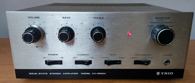 RARE VINTAGE TRIO KA-2000A Solid State Stereo Amplifier £99.99 ...