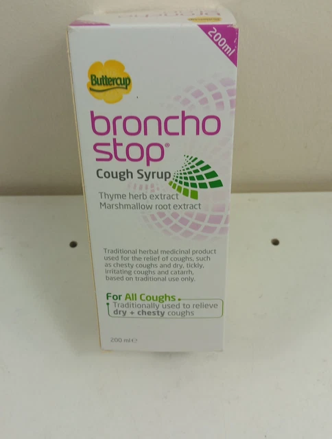BRONCHO STOP Cough Syrup 200Ml 01/2026 £6.85 - PicClick UK