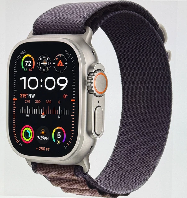APPLE WATCH ULTRA 2 Cellular 49mm Titangehäuse Alpine Loop - Indigo ...