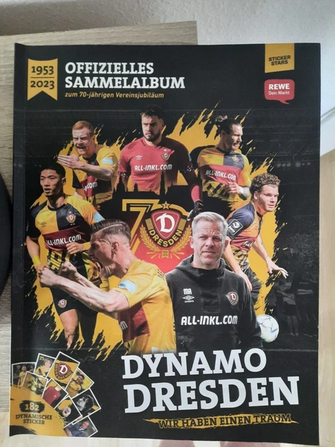 SG DYNAMO DRESDEN Aufkleber Sticker für Sammelalbum 70 Jahre ...